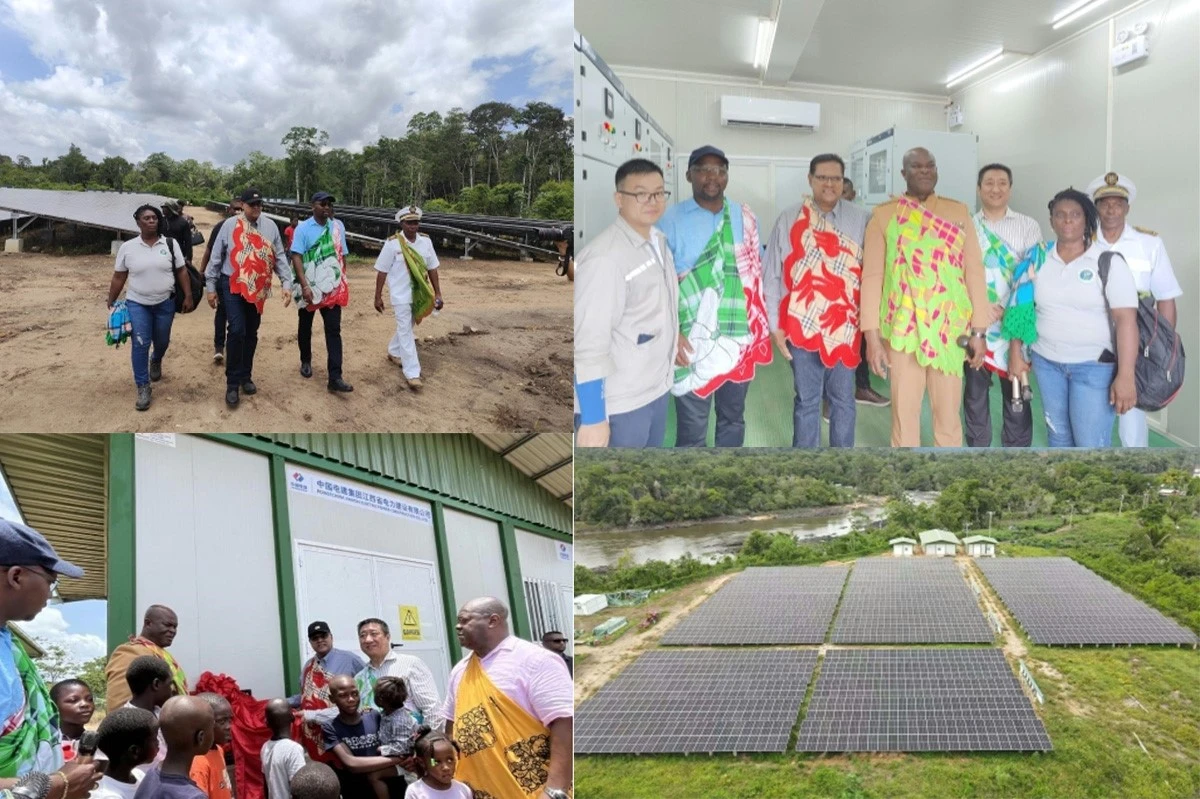 Suriname President Participates in Microgrid Solar System Handover ...